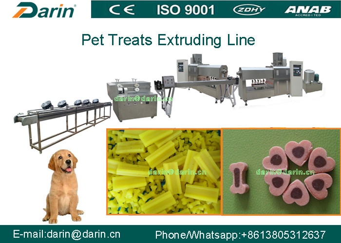 Pet Food Processing Line for dog chew snacks , treats , semi moist ...