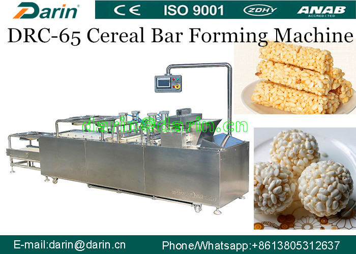 Crispy Puffed Snack Roasted Barley Cereal Bar Forming Machine SUS304 ...
